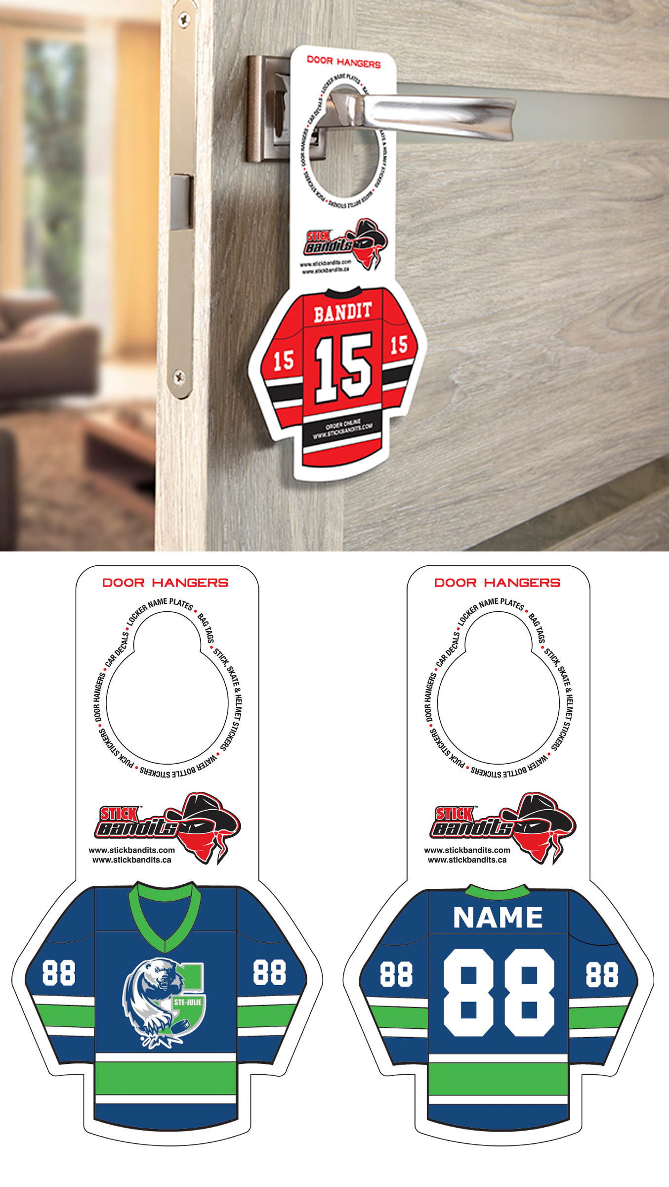 Ste-Julie Grizzly Stickers & Decals | Stick Bandits