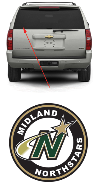 Midland Northstars Stickers & Decals | Stick Bandits