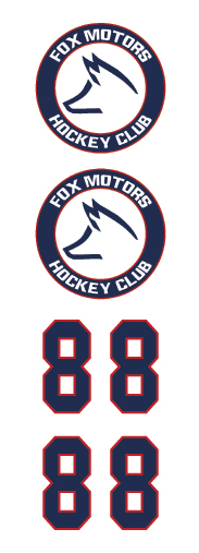Fox Motors Hockey Stickers & Decals | Stick Bandits