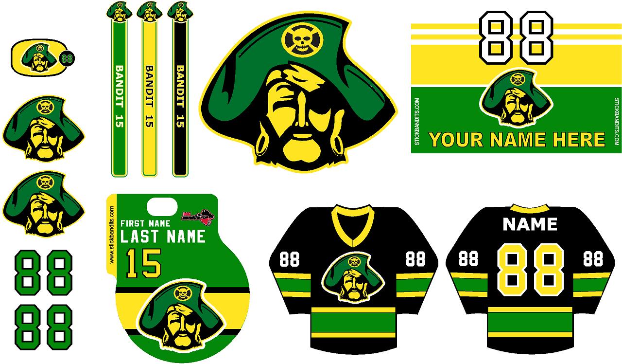 Park Center Pirates Stickers & Decals