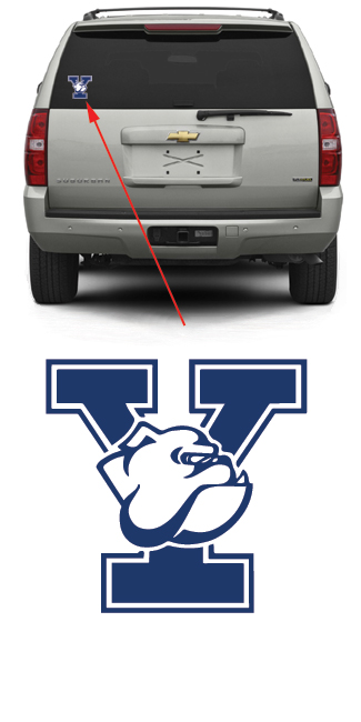 Yale Bulldogs Stickers & Decals