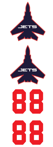 Chicago Jets Hockey Stickers & Decals