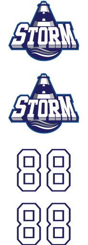 Saugeen Shores Storm Stickers & Decals